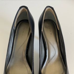 Tahari | Shoes | Tahari Black Leather High Heel Platform Pumps | Poshmark
